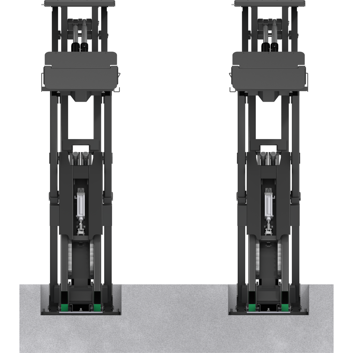 Uni Lift 5000 NT Plus AMS inground » Lifts for car workshops - Made in Germany for over 40 years
